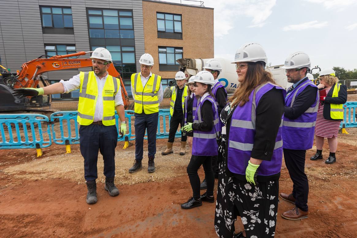 Morgan Sindall Construction and students break ground at E-ACT North ...
