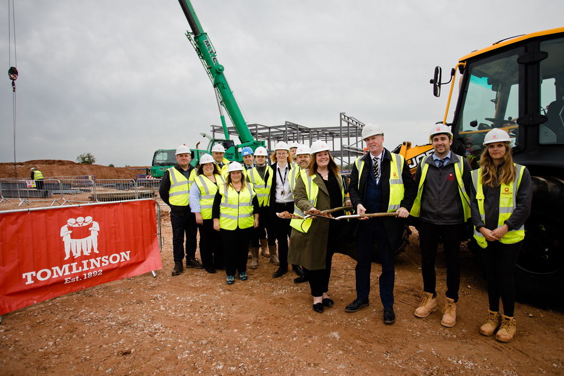Works commence on new Beaconfields Primary and Nursery School - labm