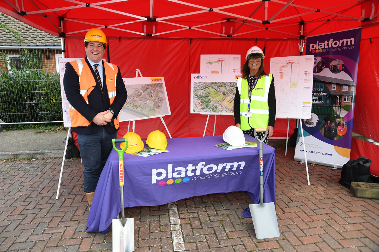 Work begins at Naseby Square - labm