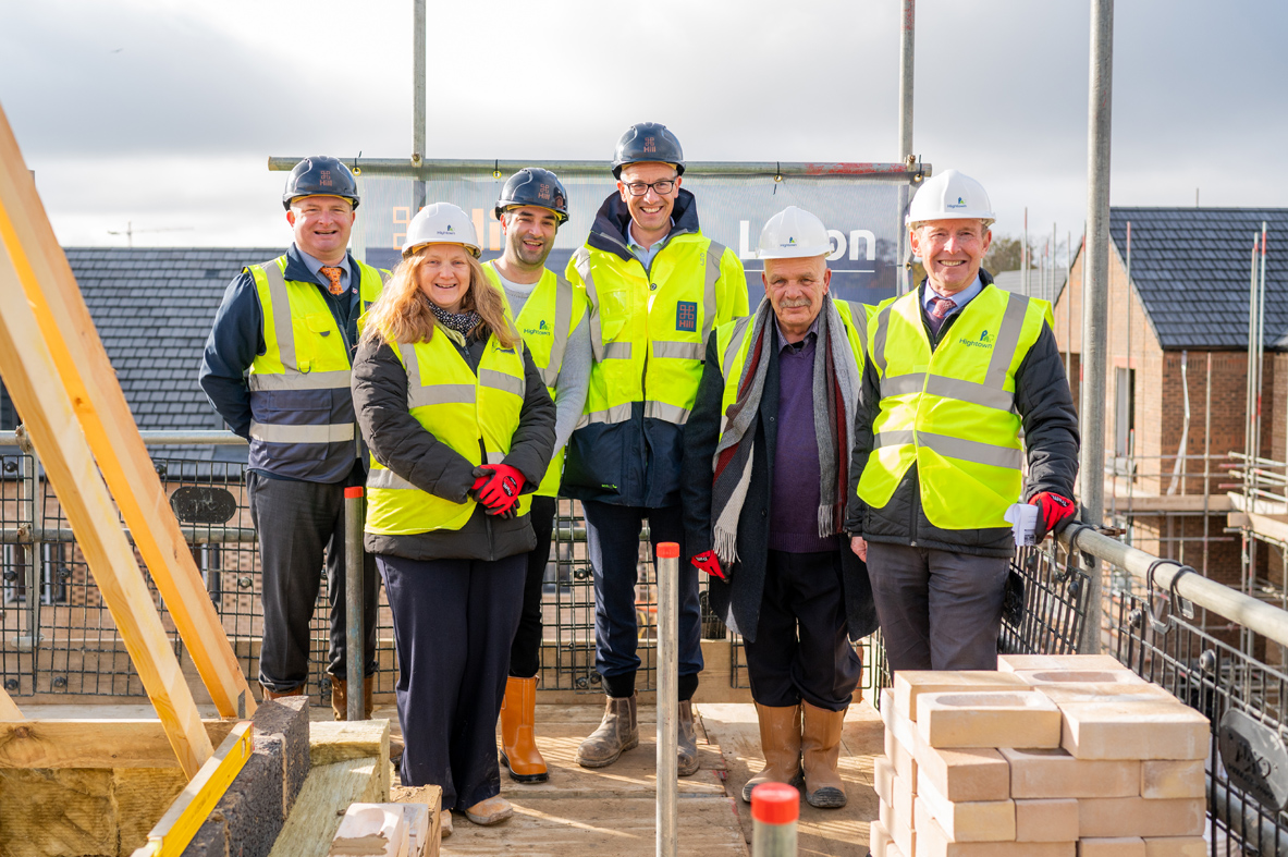 Topping out ceremony for 65 affordable Hightown homes in Luton - labm