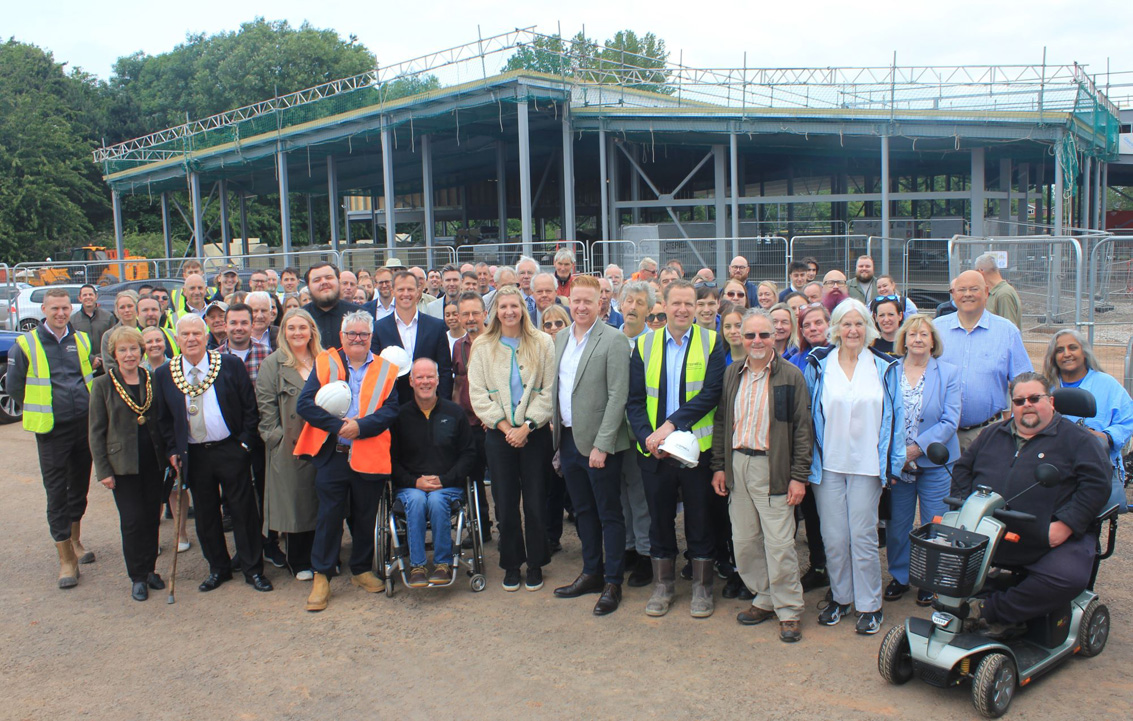 Stepnell hits structural milestone at £11.3m Lichfield leisure ...